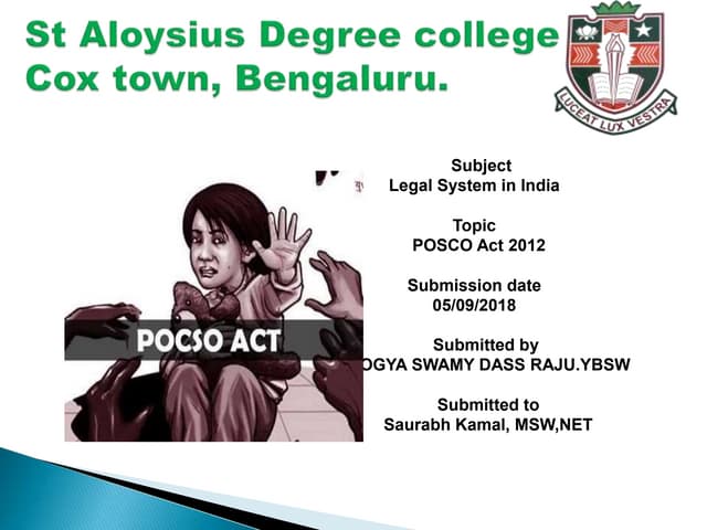 POCSO ACT 2012 and 2019 amendment.pptx