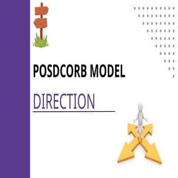 POSDCORB Direction Final.pptxjdndbd. dhdud | PPTX