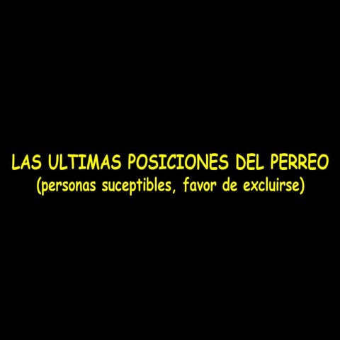 Posiciones del perreo | PPS