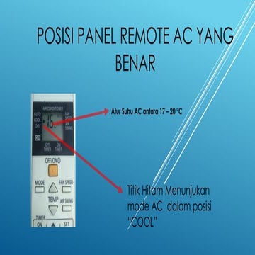 Posisi Panel Remote AC- yang- Benar.pptx