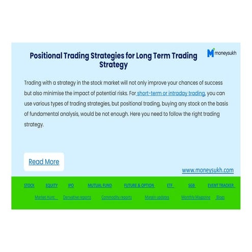 Positional Trading Strategies for Long Term Trading Strategy.pdf