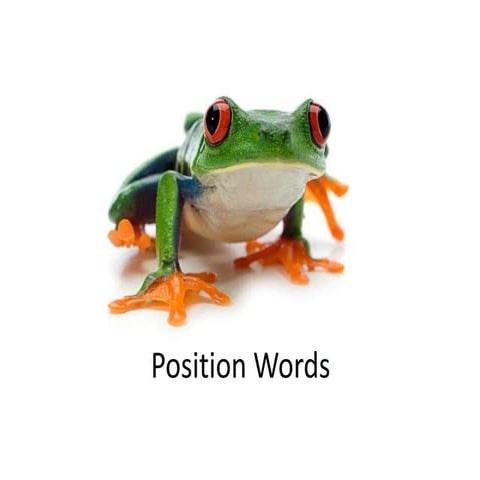Positional words | PPTX