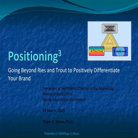 Positioning3 A Complementary Approach | PPT