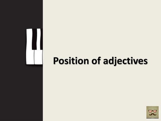 Adjectives | PPTX
