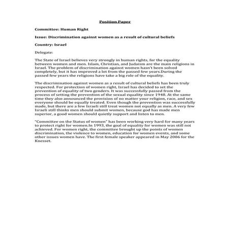 Position Paper | DOCX