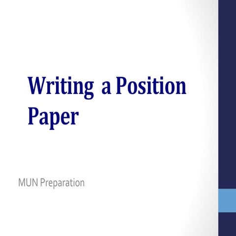 Position paper | PPT