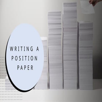 Position Paper In English for Academic and Professional Purposes | PPTX