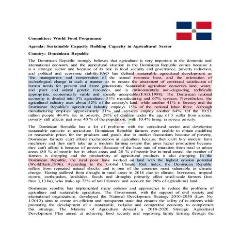 Position paper of dominican republic of carebbiean | DOCX