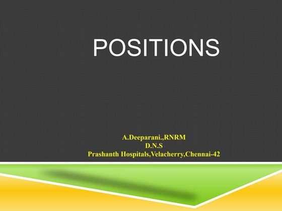 Positioning and Draping of Patients During Medical Examination in the ...