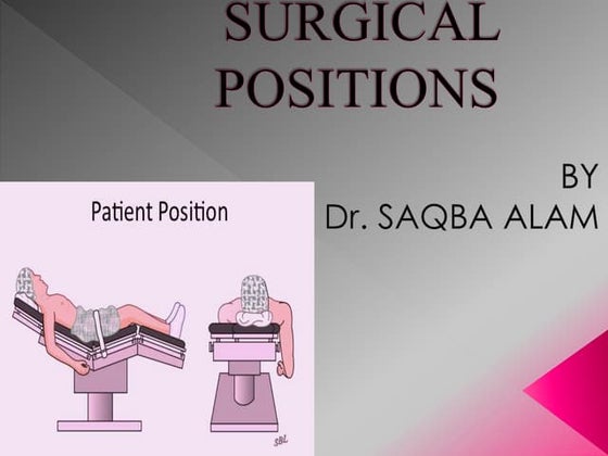 Prone Knee Chest Position Positioning 1 | PPT