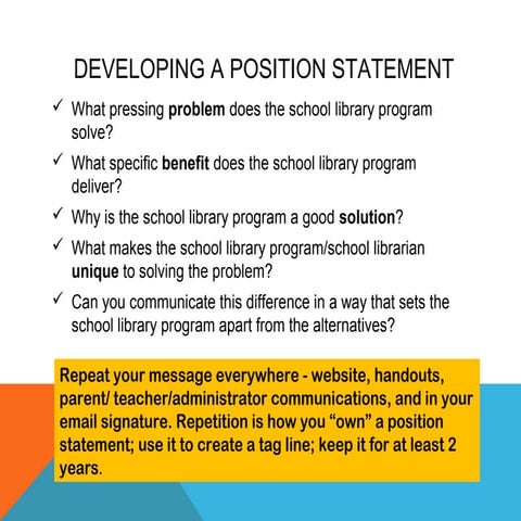 Position statement | PPT