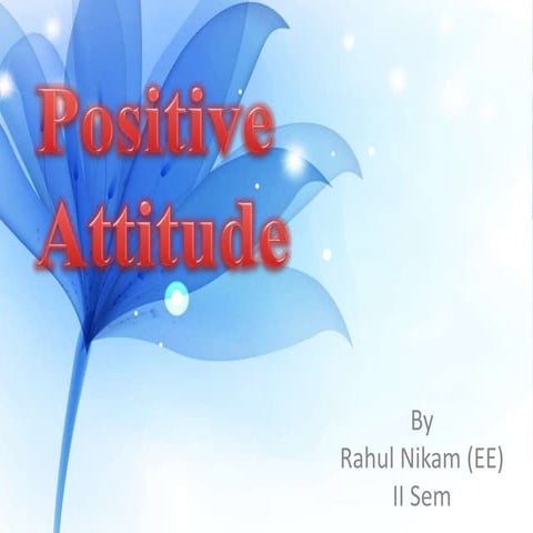 Positive attitude | PPTX
