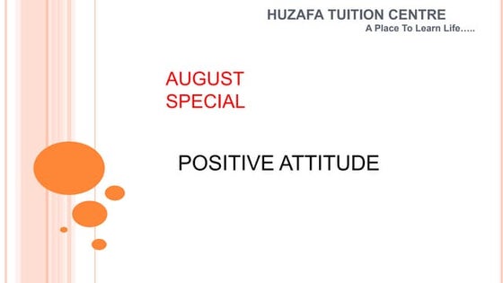 Positive attitude | PPT