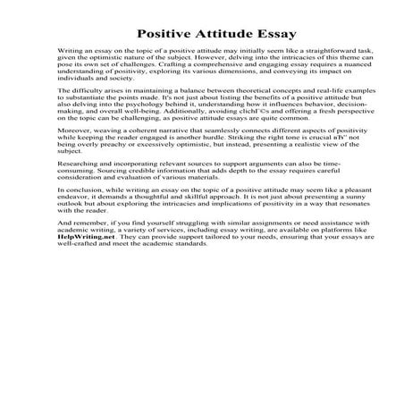 Positive Attitude Essay.pdf