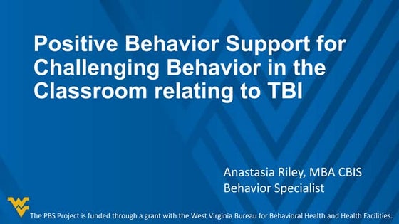 Challenging Behaviour | PPTX