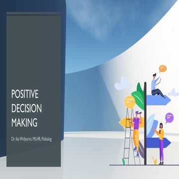 Positive Decision making in organization | PDF