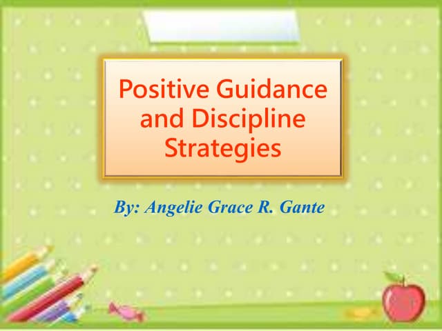 Chapter 5 Positive Guidance & Discipline Strategies: Direct Guidance | PPT