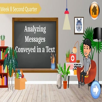 analyzing messages conveyed in a text.ppt