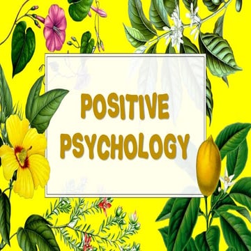 Pawelsky pos psych | PPT
