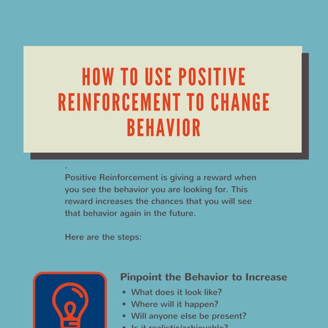 INFOGRAPHIC Positive Reinforcement | PDF
