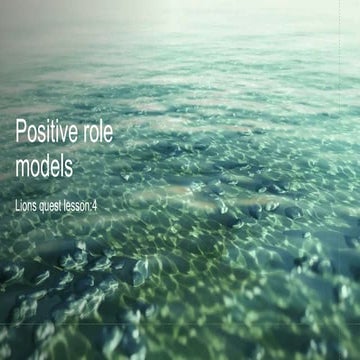 Positive role models | PPTX