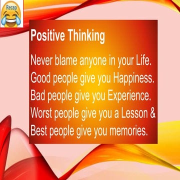 Positive Thinker | PPTX