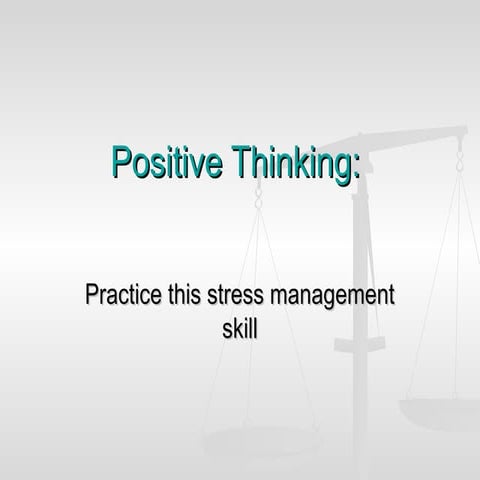 Positive thinking | PPT