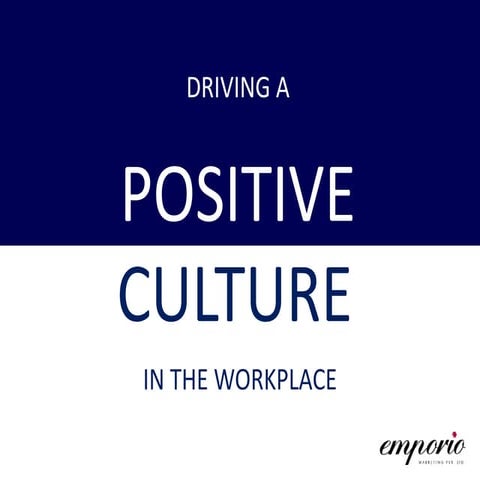 Positive Work Culture | PPTX