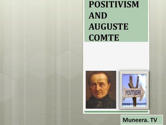 Positivism Power Point | PPT | Science