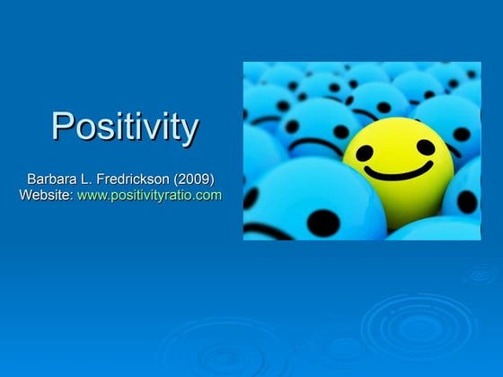 Power Of Positive Thinking | PPTX