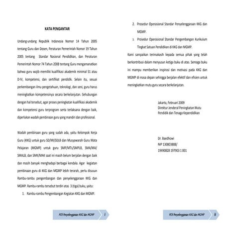 Pos kkg dan mgmp buku 2 | PDF