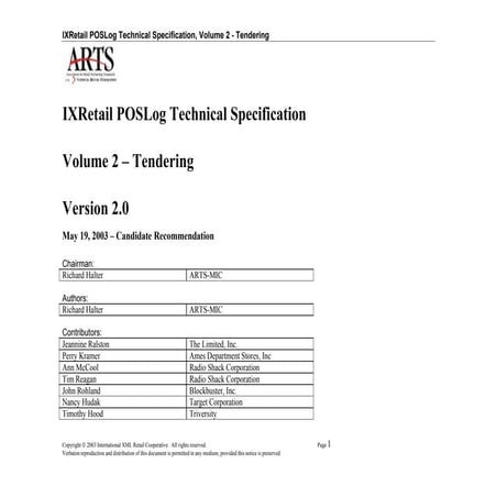 Pos Log Spec Vol2 | PDF