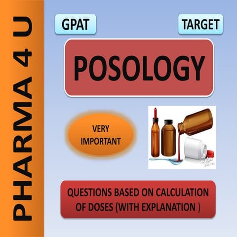 POSOLOGY | PPT