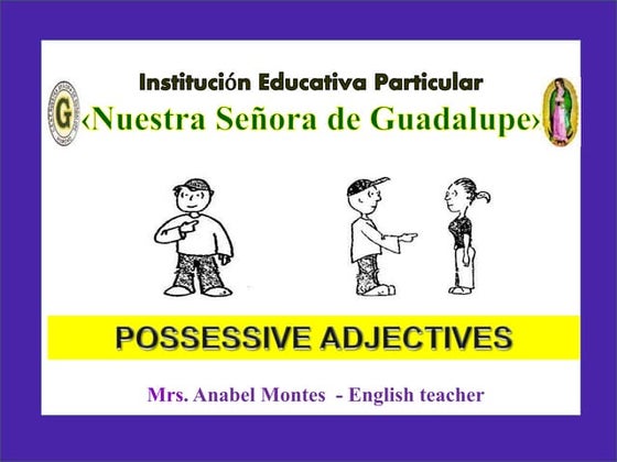 possessive-pronouns possessive-adjectives-and-pronouns-flashcards ...
