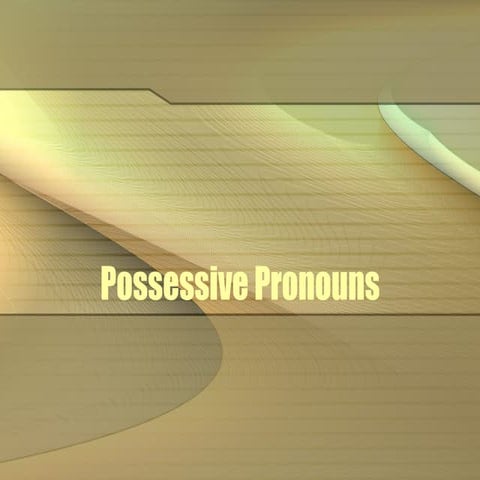 Spanish possessive adjectives | PPT