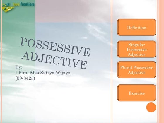 Possessive Exercises | PPT