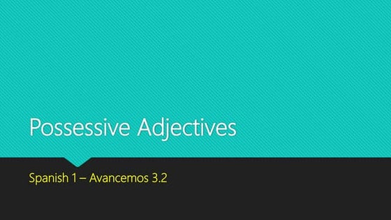 Possessive adjectives.ppt