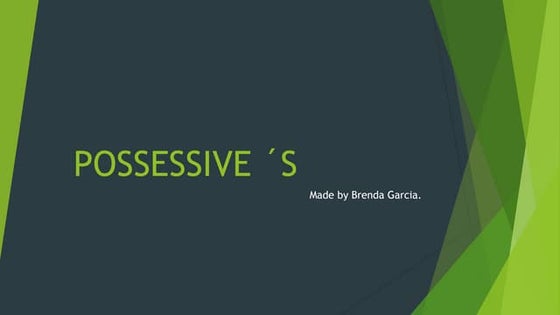 4A - Whose...?, Possessive's | PPT