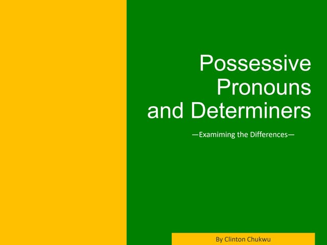 8-5 Possessives | PPTX