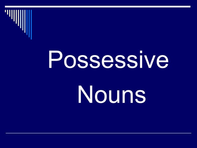 Plural Of Nouns | PPT