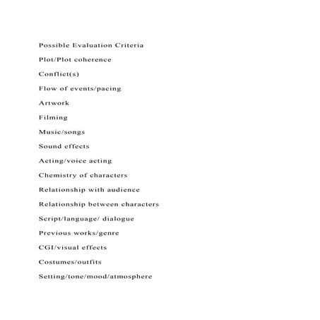 Movie Presentation Instructions | PDF