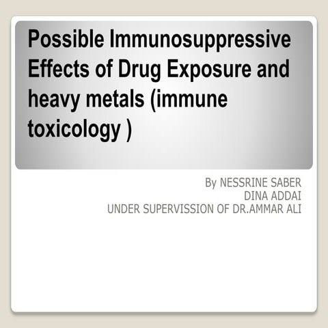 drug induced toxicity | PPTX