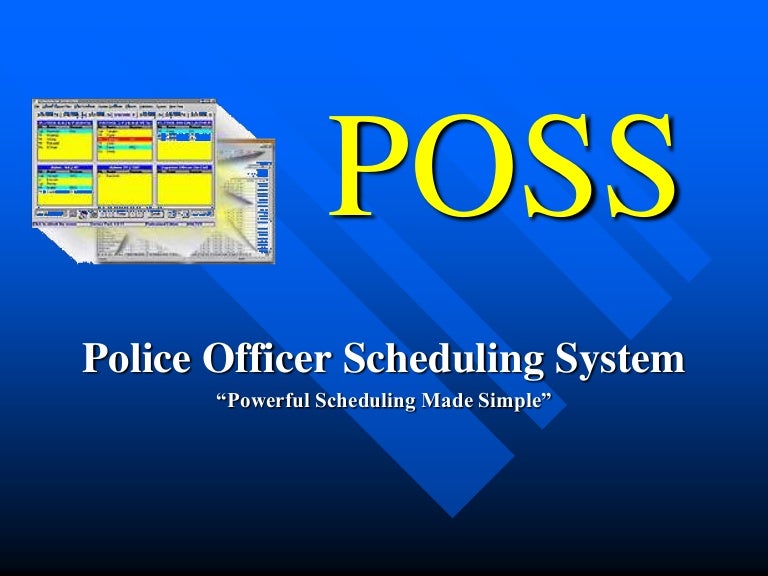 Police Officer’s Scheduling System