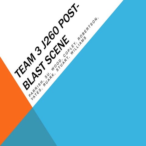 Post blast scene | PPTX | Arms & Ammunition | Sensitive Topics