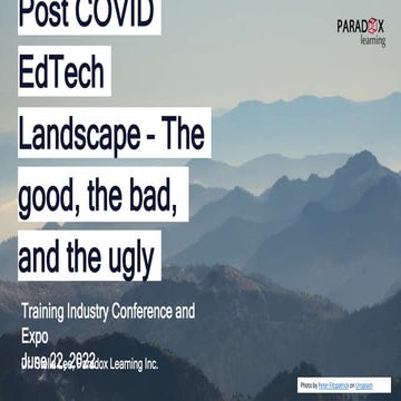 Post-COVID EdTech Landscape | PPT