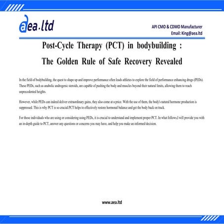Post-Cycle Therapy (PCT) in bodybuilding docx.pdf