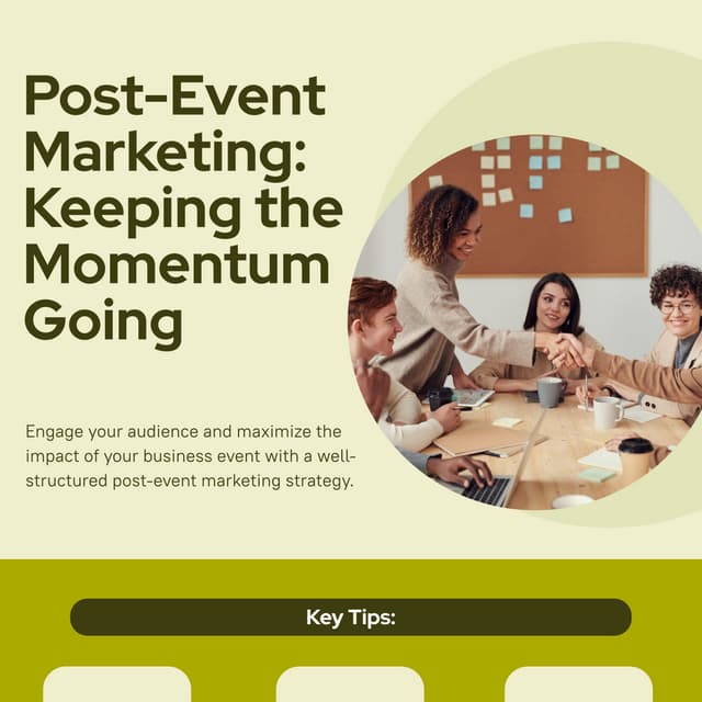Post-Event Marketing: Keeping the Momentum Going | PDF
