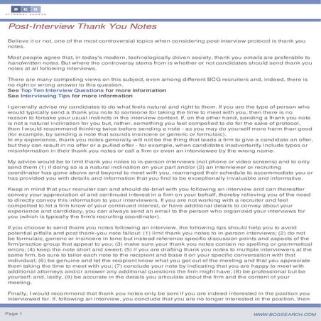 Post interview-thank-you-notes | PDF