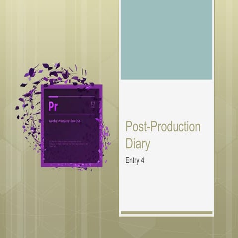 Post-Production Diary 4 | PPT