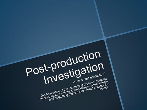 Digital technology investigation | PPTX